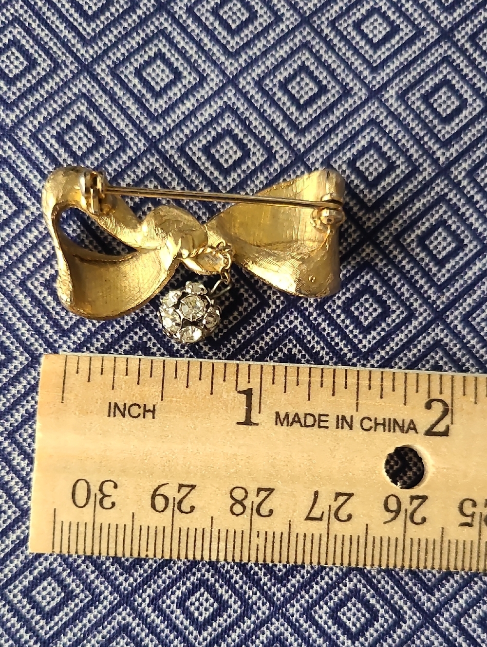 Jewelry | Vintage Jomaz Joseph Mazer Golden Florentine Ribbon Bow ...